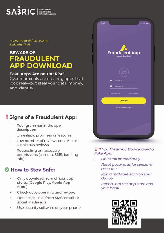 Beware of Fraudulent App Downloads - The Banking Association South Africa